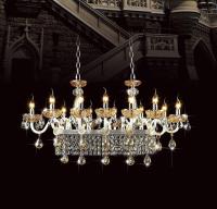 China Long Rectangular dining crystal chandelier Lighting (WH-CY-106) for sale