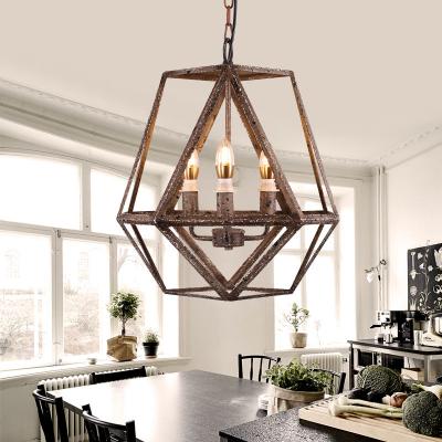 China Rustic farmhouse cage chandelier for indoor lamp fixtures (WH-CI-82) for sale