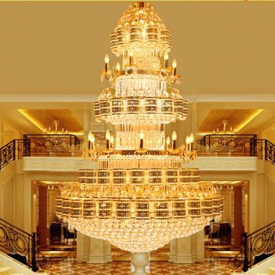China Large hanging chandelier for Project Hotel Lighting Fixtures (WH-NC-08) for sale