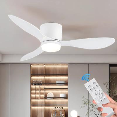 China DC motor Large Air Volume Remote Control for Kitchen Bedroom Dining room Modern Ceiling Fan with LED Light (WH-VLL-34) for sale
