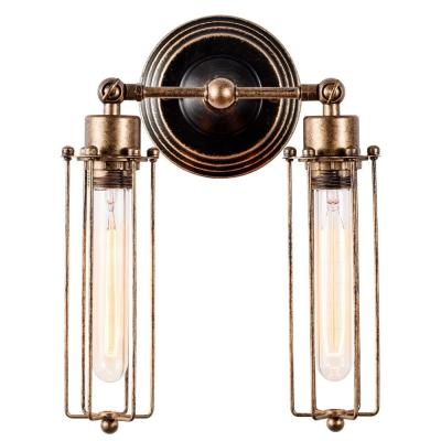 China Corridor Staircase Restaurant Loft Bedroom Bedside Lamp Retro Industrial Iron Wall Light(WH-VR-144) for sale