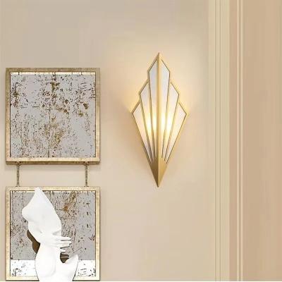 China Gold Geometry Bedside Wall Light Bathroom Mirror Light(WH-MR-87) for sale