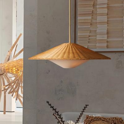 China hanging kitchen light Restaurant Bar Bedroom handmade rattan Chinese pendant light(WH-WP-108) for sale
