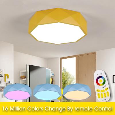 China Contemporary Kitchen Kids room Round RGB ceiling lights with Remote Controller (WH-MA-34) for sale