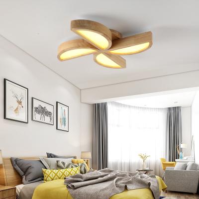 China Calypso wood ceiling lamp Fixtures For indoor home Ceiling Decoaration (WH-WA-06) for sale