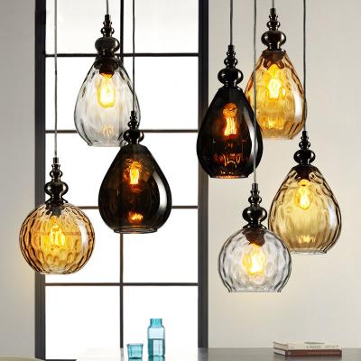 China Mercury glass pendant light fixtures for Kitchen Dining room Bar Shop Lighting (WH-GP-17) for sale