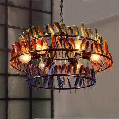 China Create Loft Feather Pendant Light For Indoor home Bar Lighting Fixtures (WH-VP-49) for sale