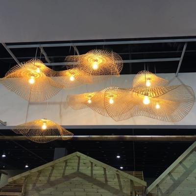 China Handmade Rattan pendant light fixtures For Kitchen Dining room Bar Lighting Fixtures (WH-WP-01) for sale