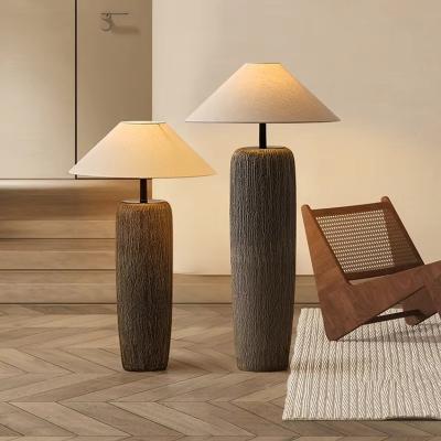 China lounge standing light Living Room Corner Sofa Wabi Sabi Style Antique Pottery Pot Floor Lamp(WH-MFL-200) for sale
