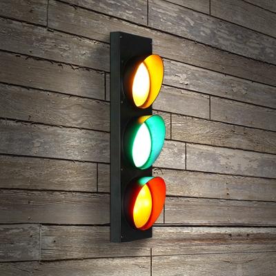 China Industrial Vintage Wall Light Led Traffic Signal Wall Lamp  (WH-VR-76) for sale