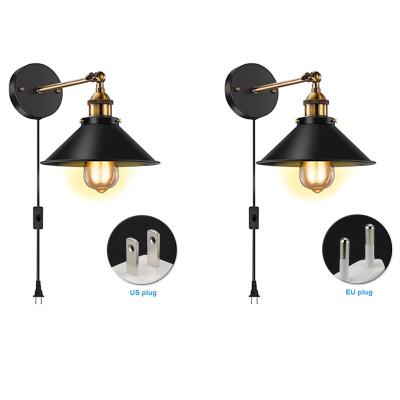 China Warehouse Garage Industrial Vintage Lighting Plug in Wall Light (WH-VR-92） for sale