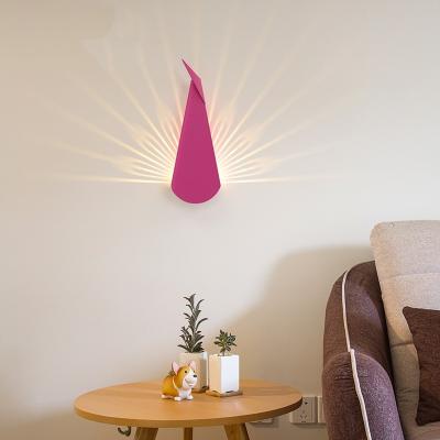 China Peacock LED Wall Lamps modern Wall Light for Bedroom Bedside lamp (WH-OR-25) for sale