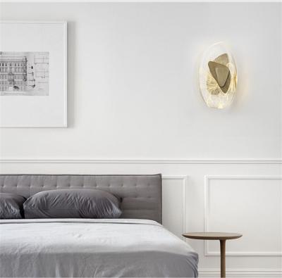 China Crystal led wall lamp elegant living room background light bedroom bedside creative aisle wall sconce (WH-OR-47) for sale