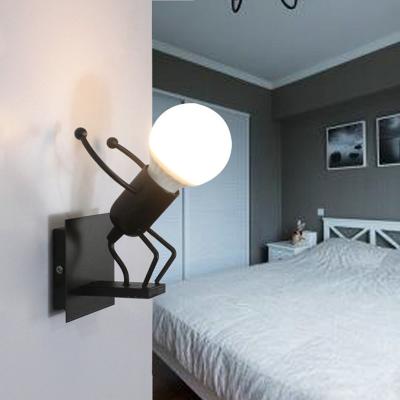 China Human Shape Living Room Bed Side Stair Kitchen mini wall lamp(WH-OR-53) for sale