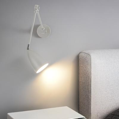 China Black Golden Swing Long Arm LED Wall Lamp Fixtures Home Lighting long arm wall lamp (WH-OR-91) for sale