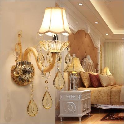 China European Design LED Luxury Hanging K9 Crystal Wall Lamps (WH-OR-161) for sale