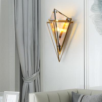 China Geometric Wall Lamp Postmodern LED Corridor Aisle Creative Design Epic Wall Sconce (WH-OR-195) for sale