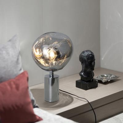 China Minimal table lamp Creative Melt Table Lamp lava irregular Desk Light(WH-MTB-35) for sale