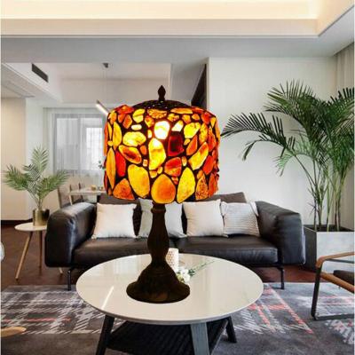China 25CM Tiffany Table Lamp Study Bedside Handmade Glass Table Lamp(WH-TTB-37) for sale
