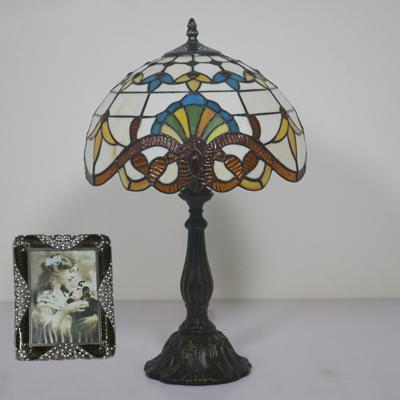 China 30cm Tiffany Table Lamp E27 Baroque Bedroom Bed Side lamp(WH-TTB-54) for sale