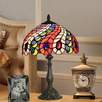 China Tiffany Table Lamp E27 European Retro Creative Bedside Light Tiffany lamp on the table(WH-TTB-65) for sale