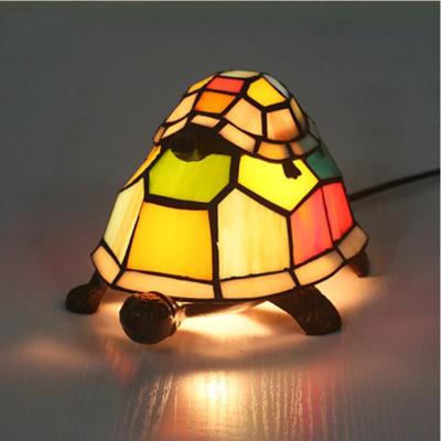 China Tiffany Tortoise Table Lamp Bedroom Bedside Decoration bed side lamp(WH-TTB-75) for sale