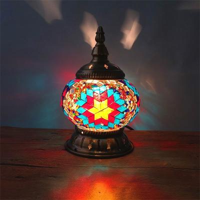 China Retro ethnic style bedroom bedside night light restaurant cafe bar Turkish nightstand light(WH-VTB-04) for sale
