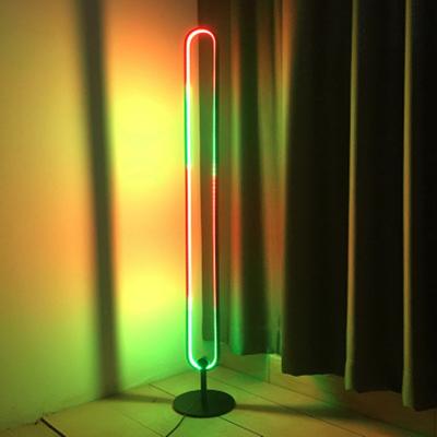 China Modern Creative LED Floor Lamp RGB Colorful Marquee Standing Lights minimal lamp(WH-MFL-03) for sale