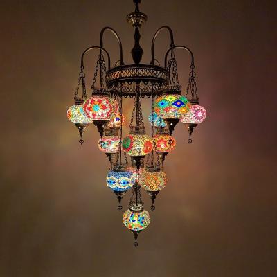 China Rustic Vintage Turkish lamp kitchen island light(WH-DC-38) for sale
