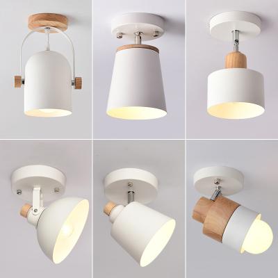 China Wooden Ceiling Lamp Modern LED Ceiling Light for Bedroom Living Room Corridor Kitchen Indoor Lighting(WH-WA-21) for sale
