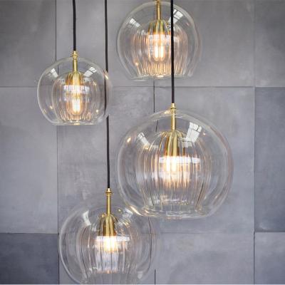 Nordic Led Glass Pendant Light Modern Kitchen Hanging Lights Bar Industrial Lamp(WH-GP-87)