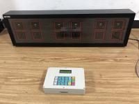 China Wireless Control Digital Led Clock With Carry Case for sale