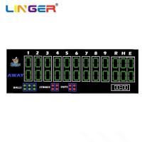 China Customizable LED Baseball Scoreboard with Wireless Control System - High Brightness Display and CE Certification for sale
