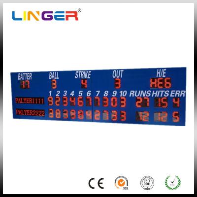 Cina Tabella di punteggio di baseball a LED con lunga durata e sistema di controllo wireless di facile installazione in vendita