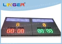 China LED Electronic Paintball Scoreboard 8 Inch Digits Red Green Yellow Remote Control Outdoor for sale