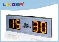 China IP65 Portable Football Scoreboard with 8-inch 200mm Yellow LED Digits and Wireless Control for sale