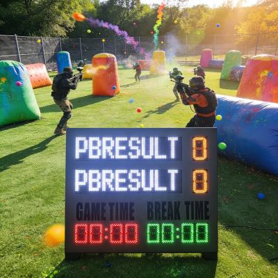 China 1100mm x 1000mm Economical Compact Multi-Function Paintball Scoreboard for sale