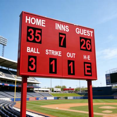 China Commercial Outdoor Baseball Scoreboard for School Stadium / Club for sale