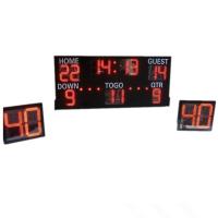 China Customized LED Football Scoreboard 12 Inch 300mm Red Digit Outdoor Electronic Board for sale