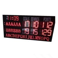 China Commercial Electronic Cricket Scoreboard with 12-16 Inch LED Digits for AFL and Cricket Sports - 150kg Outdoor Display for sale
