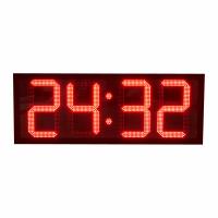 China 20-Inch DIP Type LED Digital Clock - 160cm x 60cm Outdoor Electronic Display with 100,000 Hour Lifespan for sale