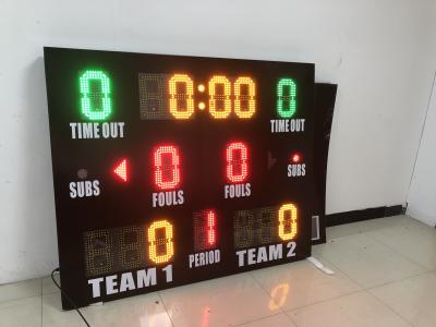 China Rotes Basketball-Anzeigetafel BAD Stellen-Modell des Gelbgrün-LED zu verkaufen