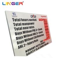 China IP65 Waterproof LED Information Display Board 4inch DIP Red Digit Customized 1500x2000mm for sale