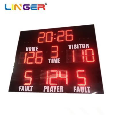 China 300mm Scorebord 2500mm X 3000mm van het Cijferhoogte Geleid Basketbal Te koop