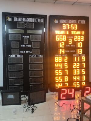 China Placar impermeável do basquetebol do diodo emissor de luz IP65 com logotipo do clube à venda