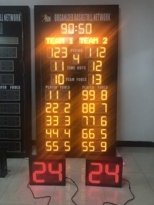China Placar impermeável do basquetebol do diodo emissor de luz IP65 com logotipo do clube à venda
