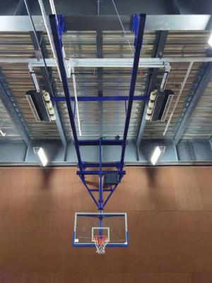 China Het aangemaakte het Basketbalhoepel van de Glasrugplank Elektrische Opgeschort Vouwen Te koop