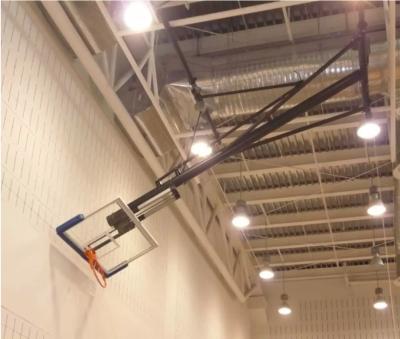 China Het aangemaakte het Basketbalhoepel van de Glasrugplank Elektrische Opgeschort Vouwen Te koop