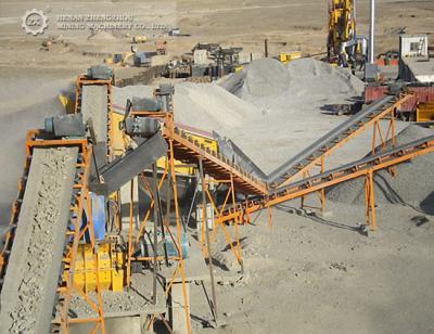 China 100TPH Iron ore stone crushing plant for sale