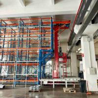 China High Precision Pallet Stacker Crane Systems Double Column Pallet Storage 2000kg for sale